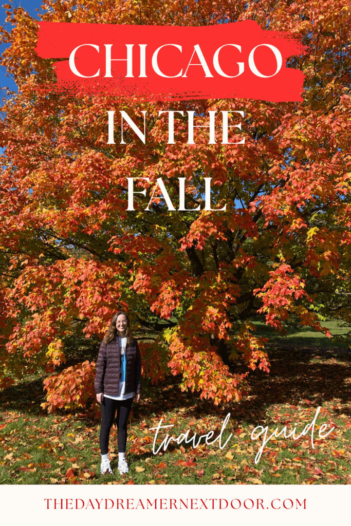 Visiting Chicago in the Fall: 10 Seasonal Things To Do | The Daydreamer ...